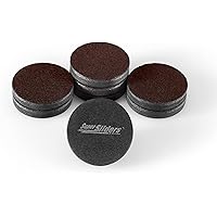 Super Sliders 2 1/2" Round Reusable Furniture Sliders for Hard Surfaces ...