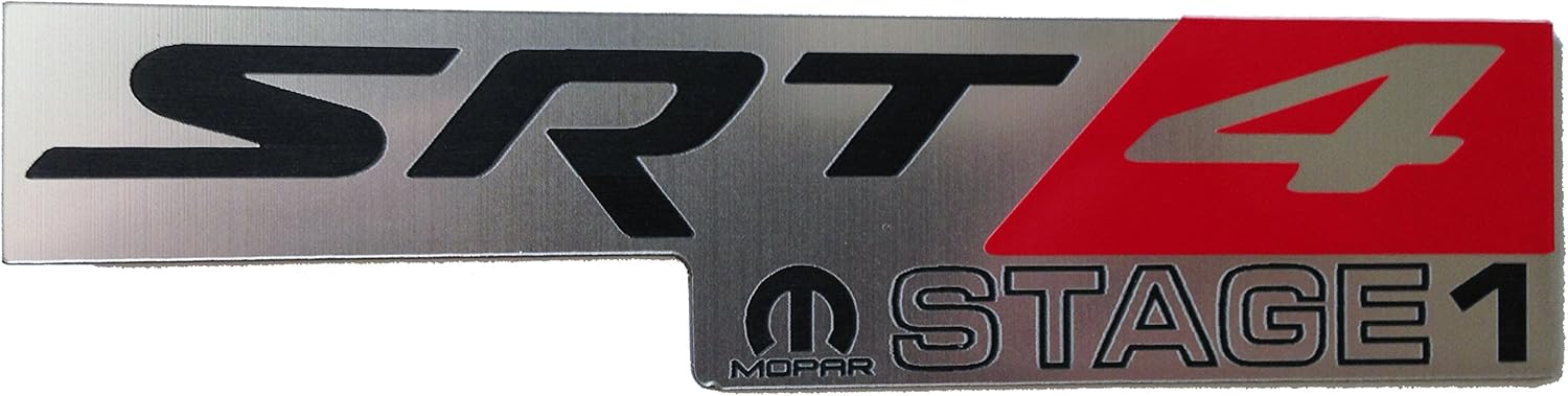 Amazon.com: 24Designs Compatible Srt4 Mopar Stage 1 Vinyl Emblem Stick ...