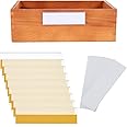 Amazon.com : VILLCASE Self Adhesive Label Holders with Paper, 100Pcs ...