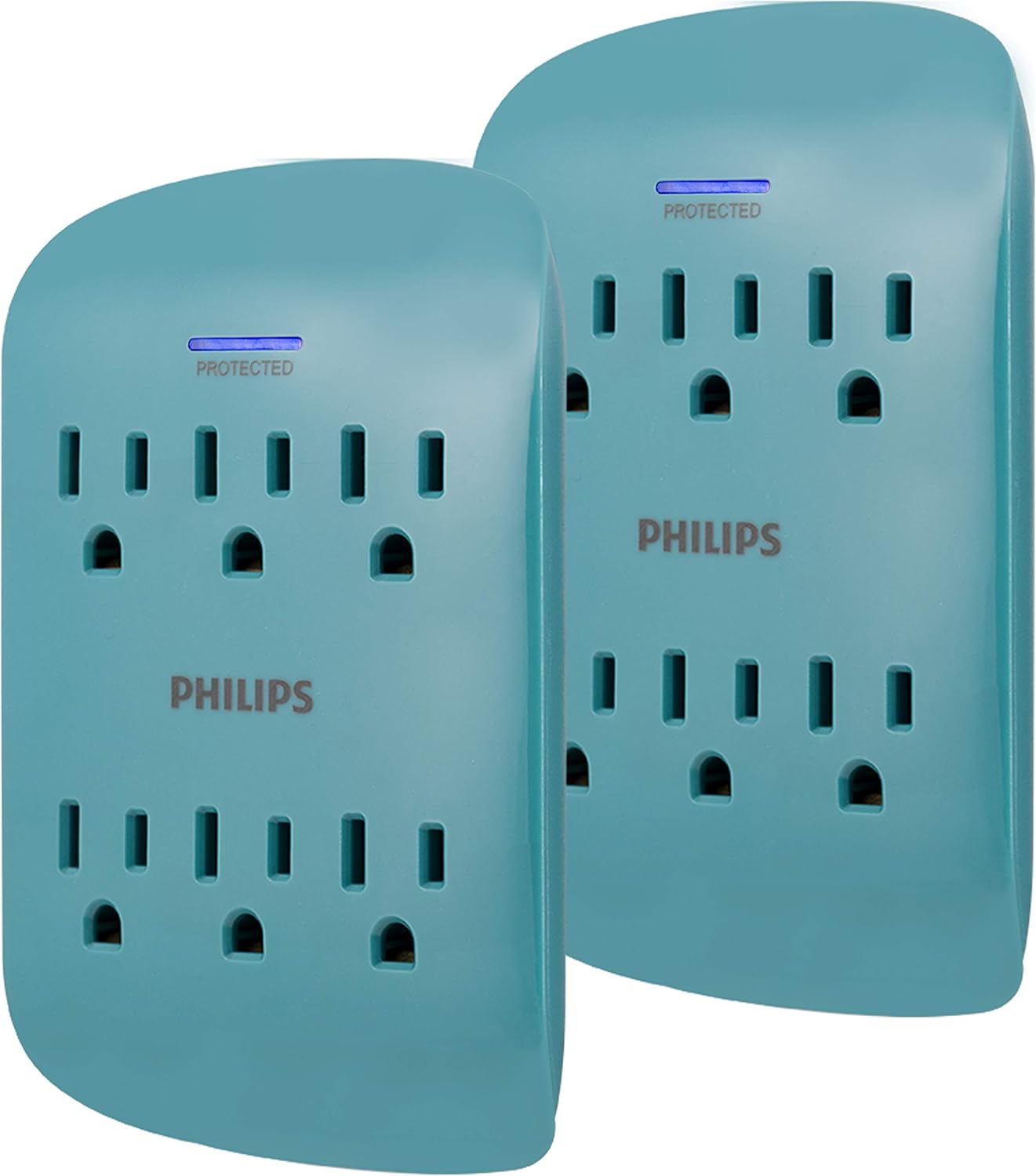 Amazon.com: Philips Accessories Philips 6 Surge Protector Outlet ...