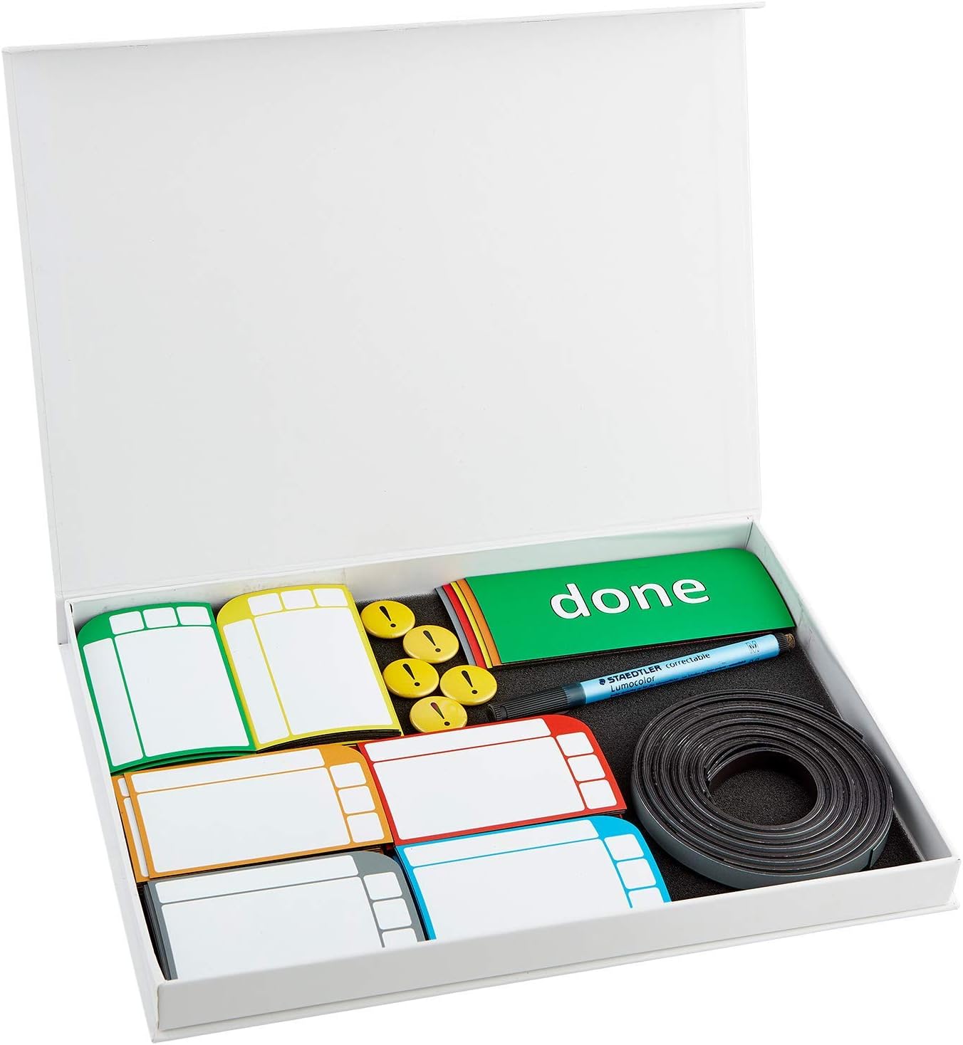 Smileyboard Scrum Board – Premium Scrum Card Set – Magnetic Sticky ...
