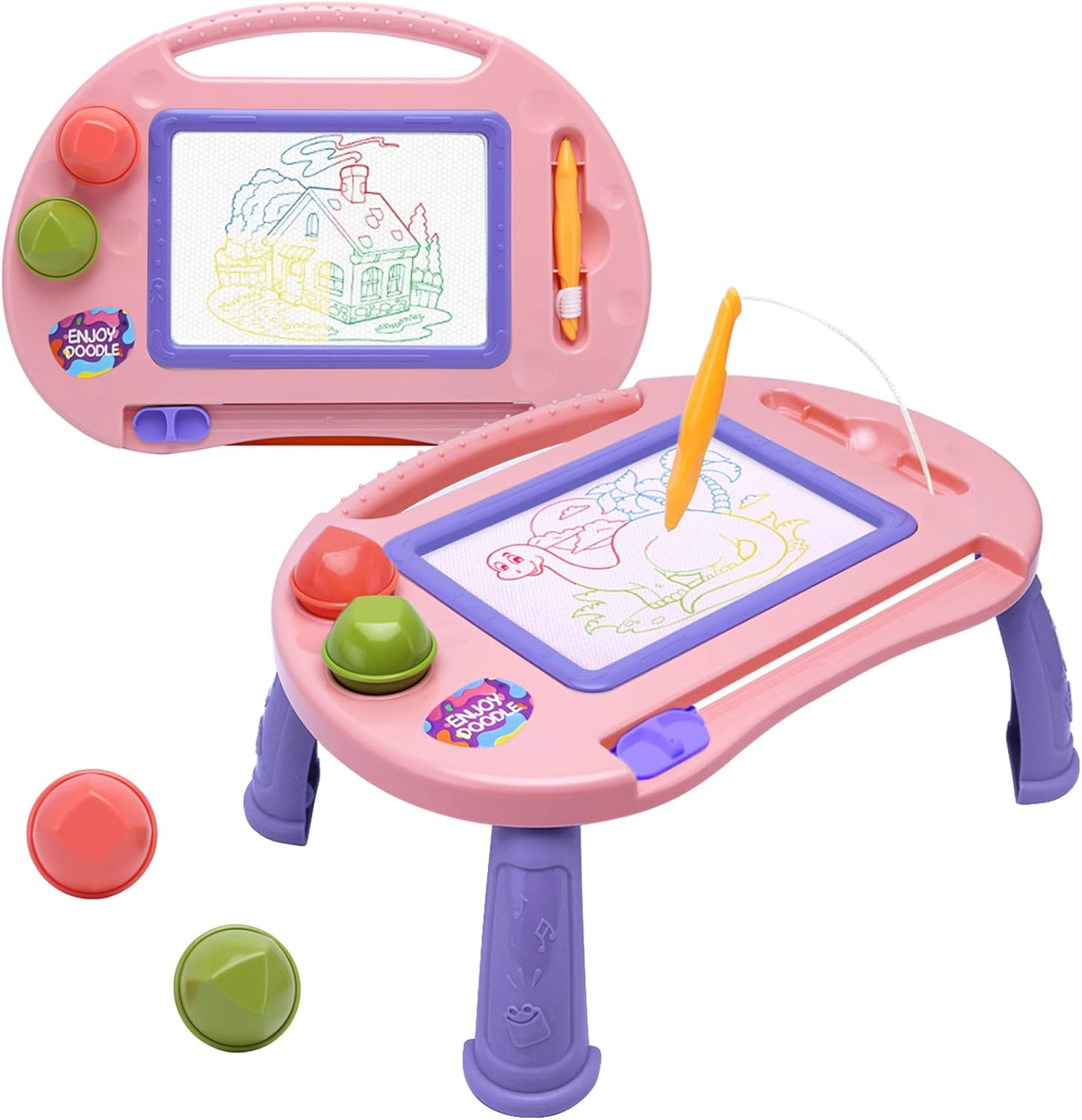 Girls Toys Magnetic Drawing Board For Kids 2-8 Years – Doodle Board ...