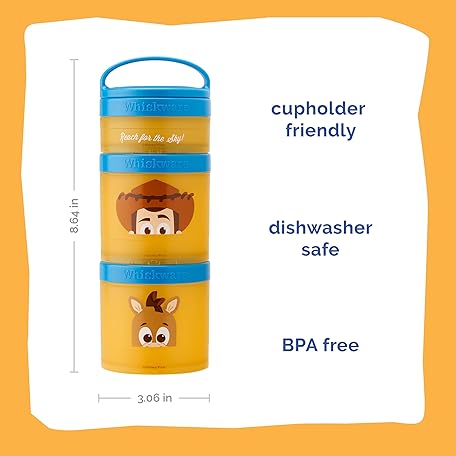 Mua Whiskware Disney Pixar Stackable Snack Containers for Kids and ...