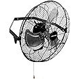 KEN BROWN 18 Inch High Velocity Industrial Wall Fan 4012CFM 3 Speed for ...