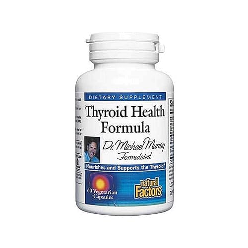 Natural Factors - Thyroid Health Formula, Nutritional Support for The Thyroid Gland, 60 ...