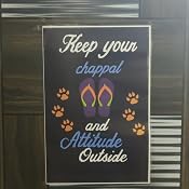 Buy Bikri Kendra® Keep Your Chappal and Attitude Poster, 30X45cms ...