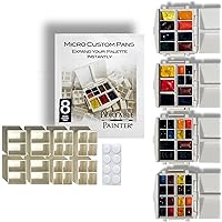 Amazon.com: Portable Painter Micro Expansion Pans (8) – Carry Up to 16 Colors Instantly – Travel ...