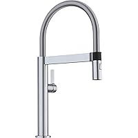 BLANCO, Satin Nickel 441332 CULINA Semi-Pro Kitchen Faucet with ...