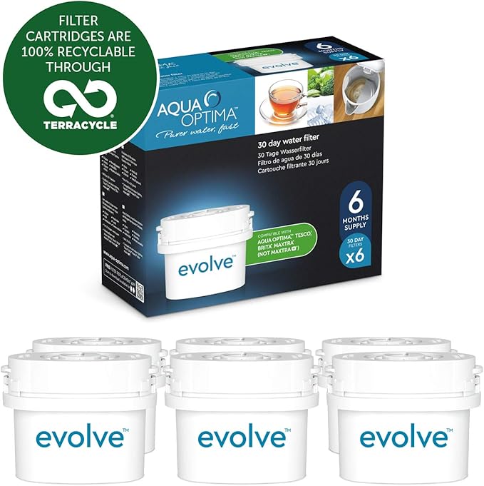 Amazon.com: Aqua Optima Evolve 60 Day Water Filter Cartridge (Set of 6 ...