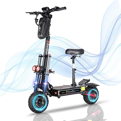 GooBee ZO03 6000W Dual Motor Electric Scooter for Adults - 56MPH Faster ...