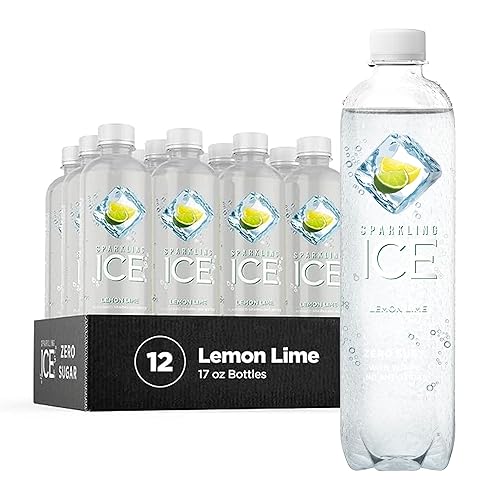 Sparkling Ice, Lemon Lime Sparkling Water, Zero Sugar Flavored Water ...