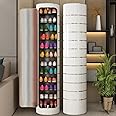 Amazon.com: Rotative Rotating Shoe Rack Shoe Cabinet Rotating Shoe Rack ...