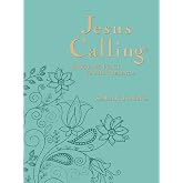Jesus Calling, Large Text Brown Leathersoft, with full Scriptures ...