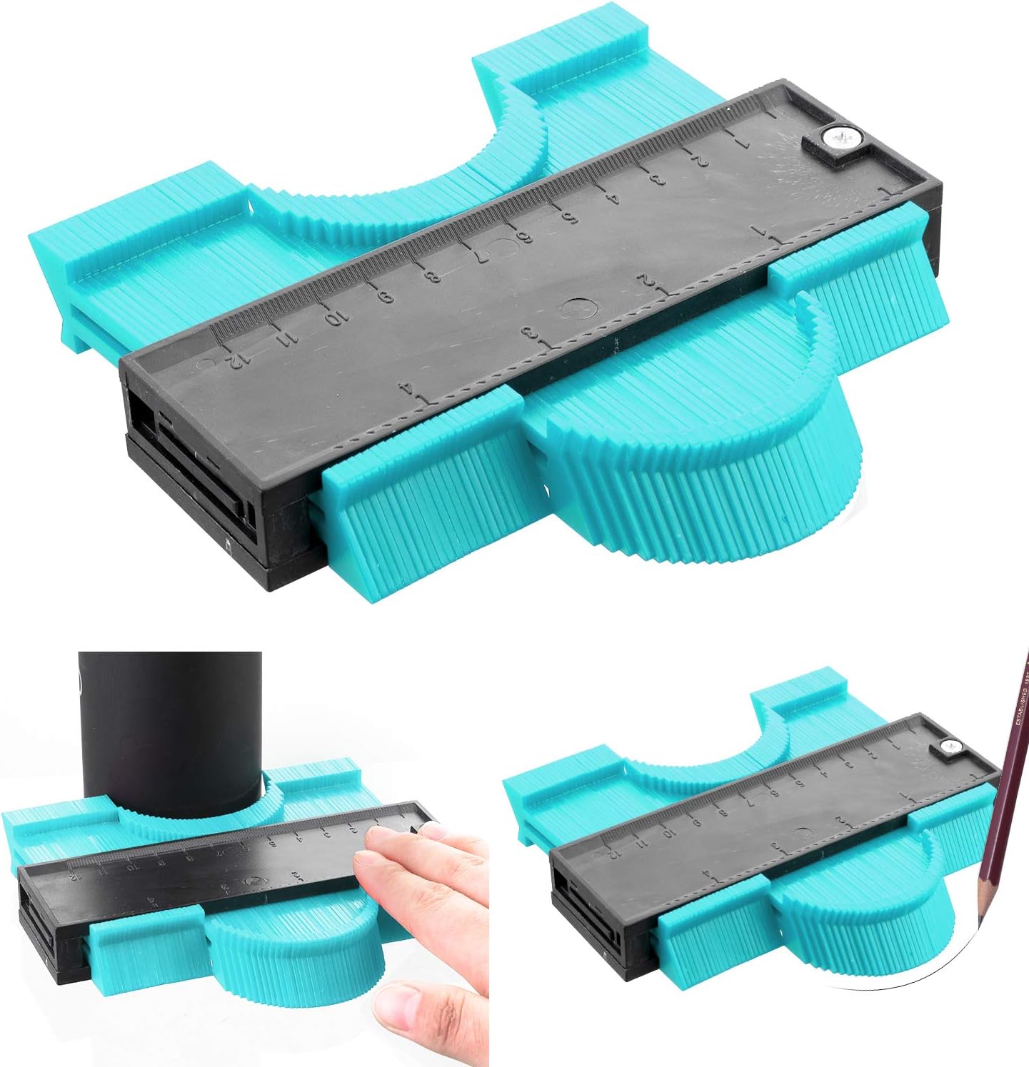 Contour Gauge Duplicator Profile Measuring Tool Plastic Woodworking ...