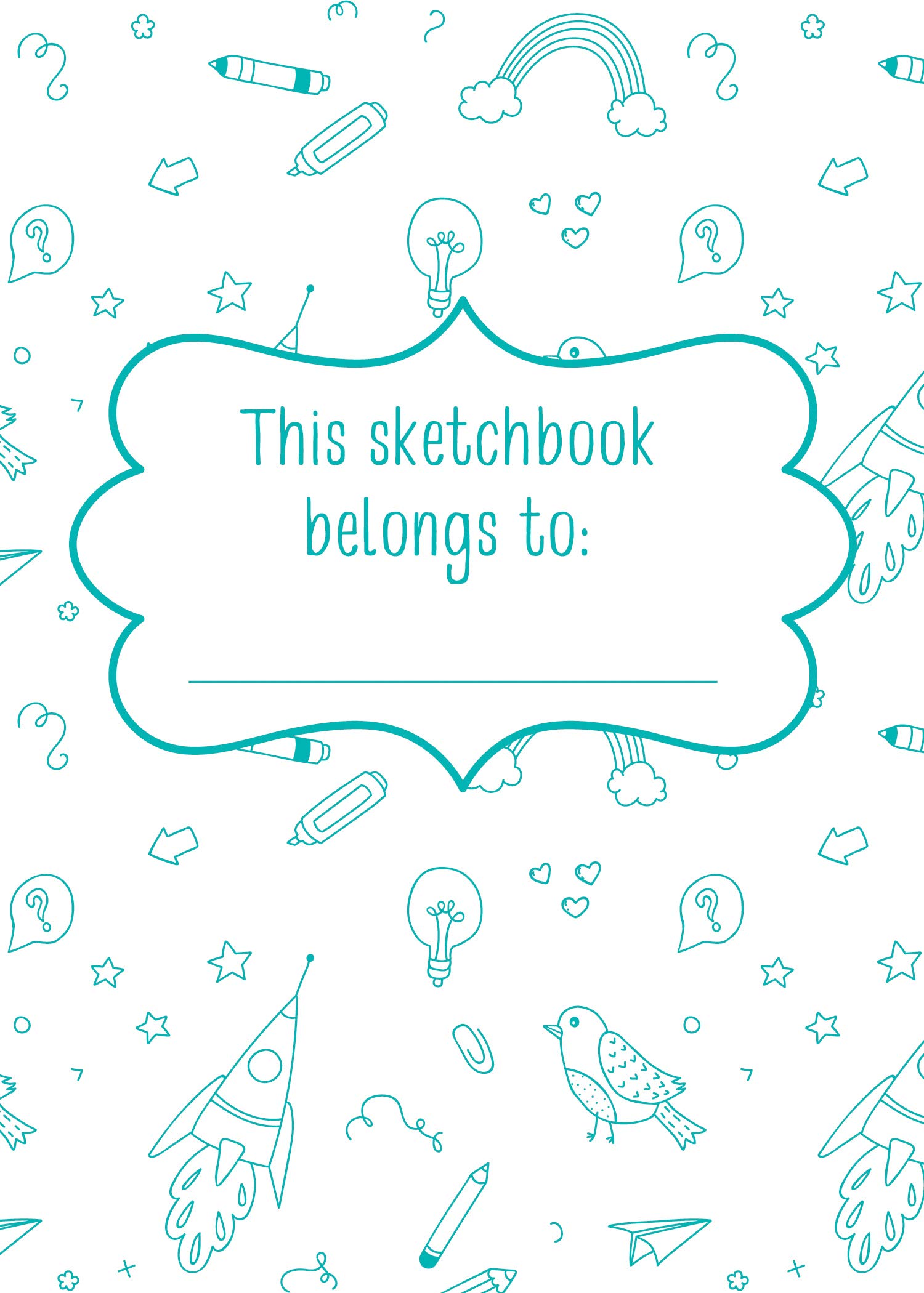 I'm Me! Sketchbook for Girls - Blank Hardcover Notebook, Journal ...