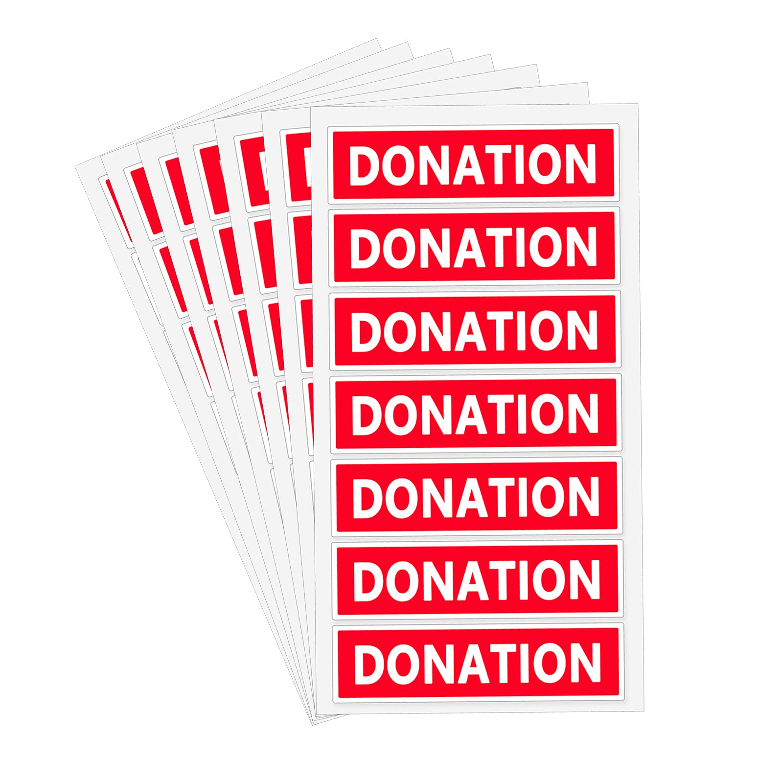 Mua Donation Stickers,4X1 Inches Red Color-Coded Moving Labels,160 Pcs ...