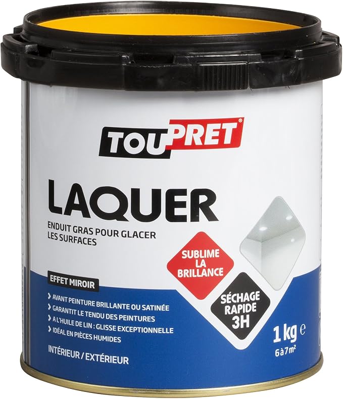 Toupret 200010 Enduit gras à laquer Pack de 1 kg: Amazon.fr: Bricolage