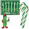 Amazon.com: DILL PICKLE Flavor Candy Canes CANE Box of 6 : Grocery ...