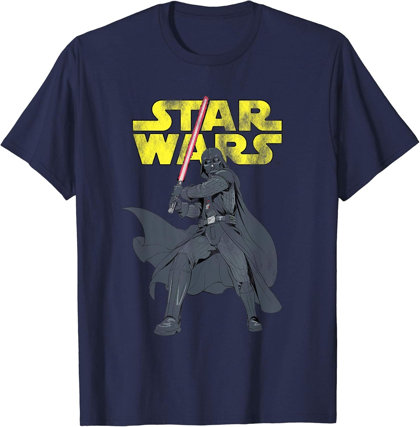 Star Wars Darth Vader Classic Logo T-Shirt: Amazon.co.uk: Clothing