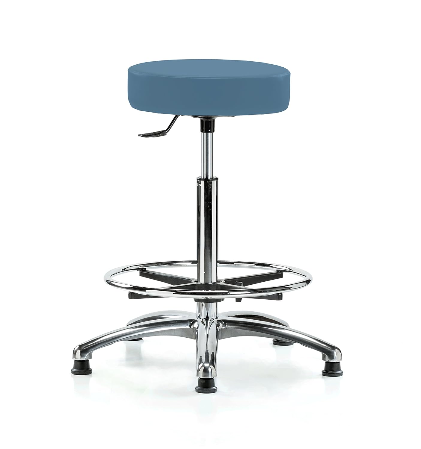 Amazon.com : PERCH Chrome Rolling Single Lever Height Adjustable Swivel ...