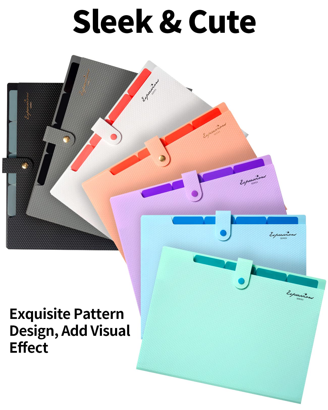 Mua Sooez Expanding File Folder, Letter Size Accordion File Organizer ...