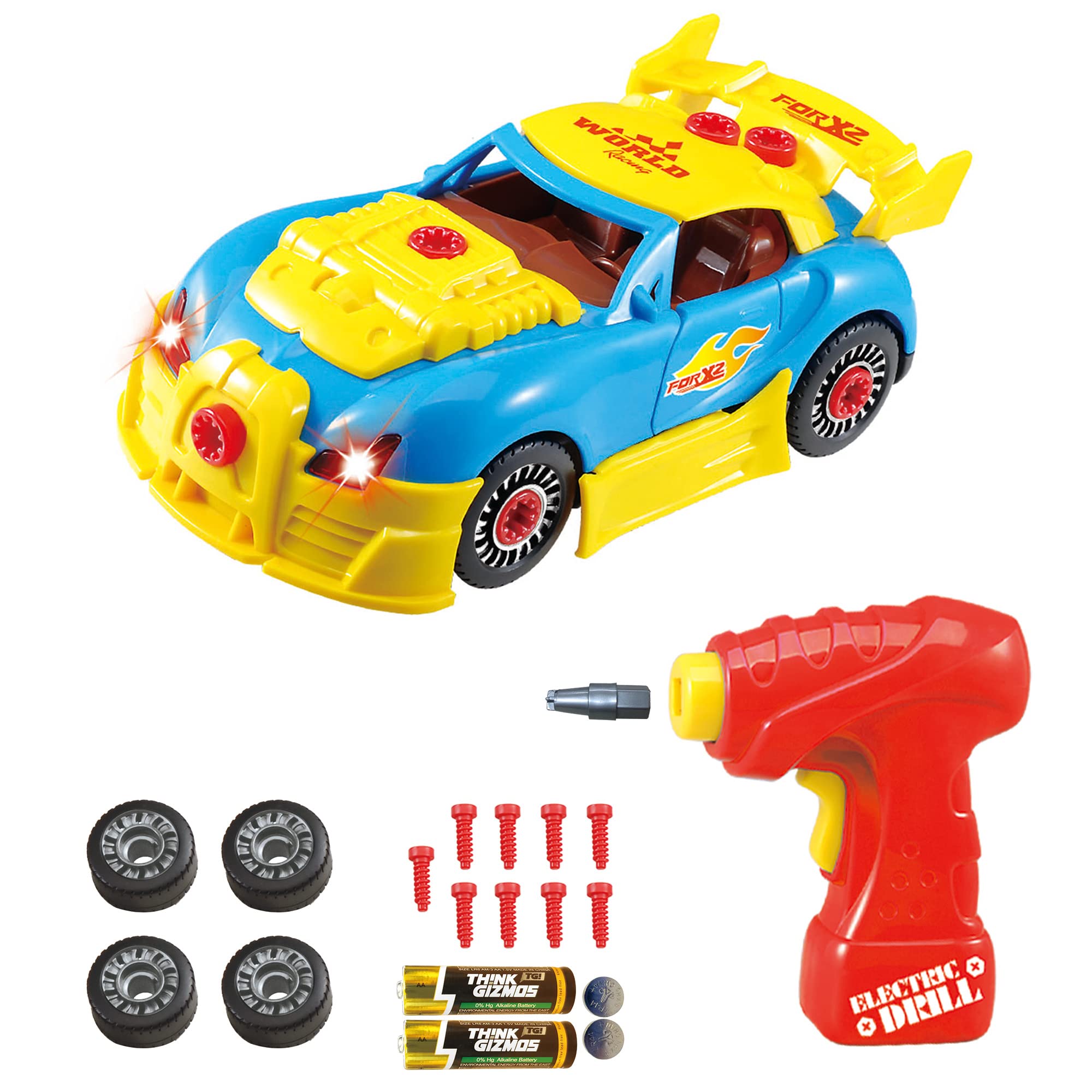 Mua Think Gizmos Take Apart Racing Car Kit Toy for 3 4 5 6 Year Old ...