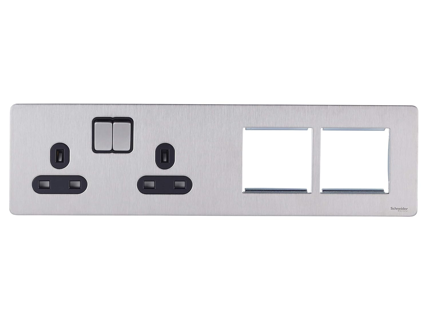 Schneider Electric Ultimate Screwless Flat Plate – Switched Double ...