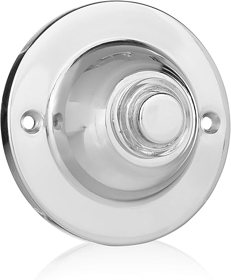 Byron 4260C wired bell push – Chrome – Illuminated push button: Amazon ...