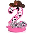 Amazon.com: MiniInflat Western Cowgirl Birthday Number Sign Centerpiece ...