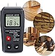 Wood Moisture Meter, GOCHANGE Digital Logs Moisture Meter Damp Meter ...