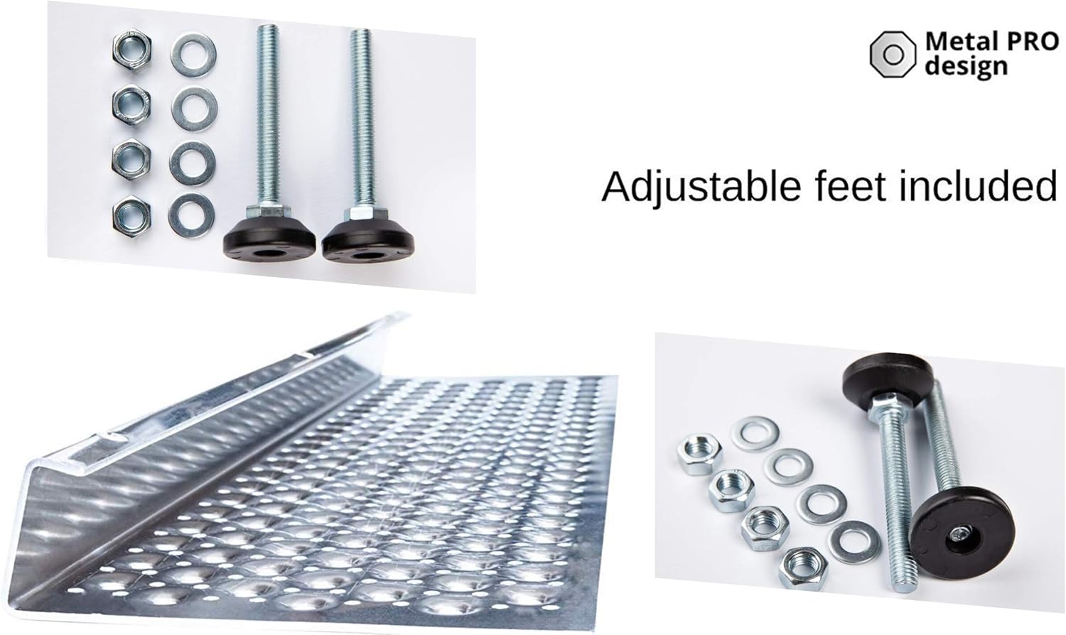 Adjustable ramp for Scooters, wheelchairs and trolleys, Height from 6 ...