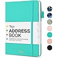 Amazon.com : Taja Address Book with Alphabetical Tabs,Hardcover Address ...