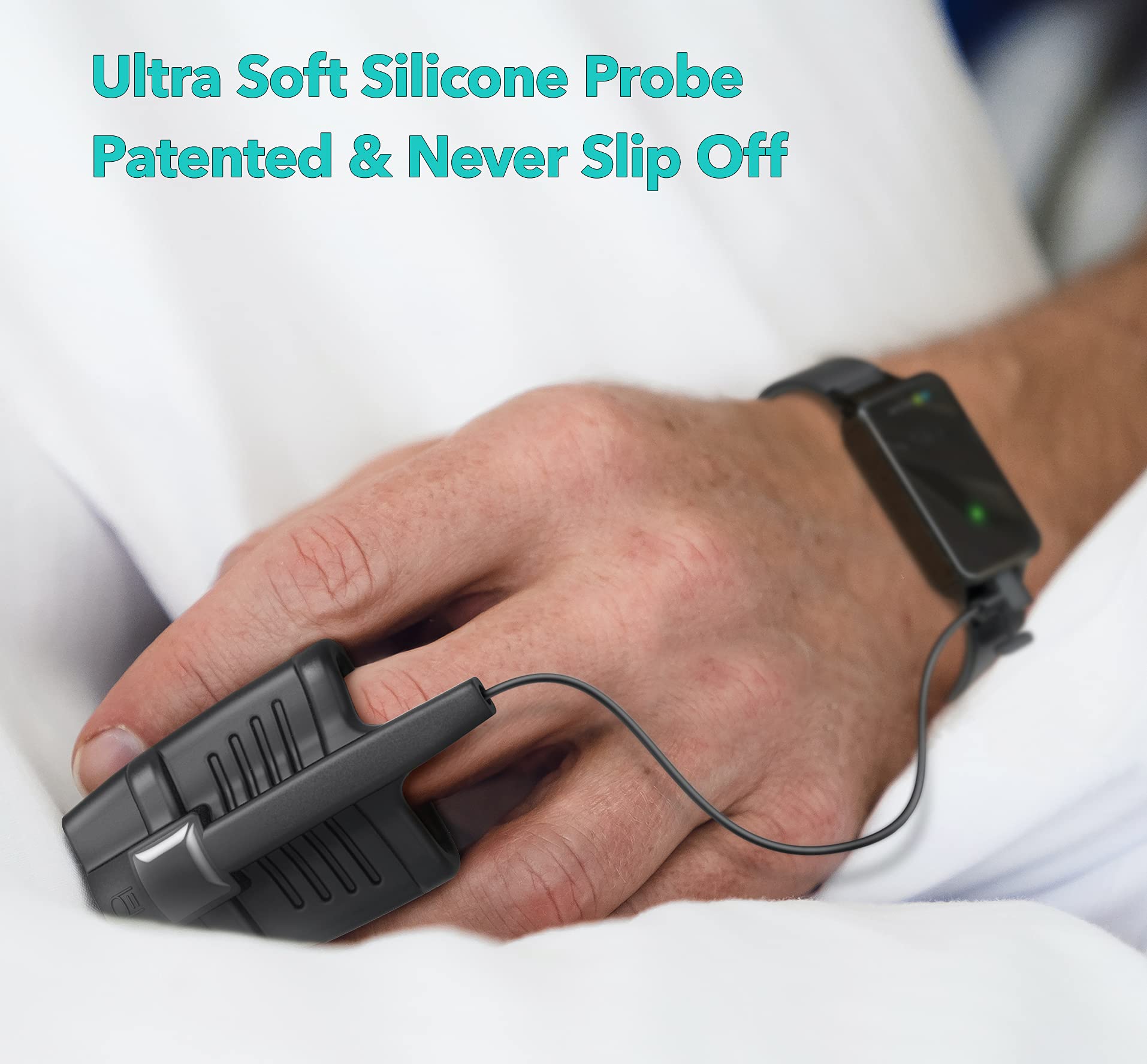 Bingua.com - EMAY SleepO2 Wrist Oxygen Monitor with Silicone Probe ...