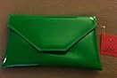 Loni Womens Stylish Large Envelope Patent Clutch Bag/Shoulder Bag ...