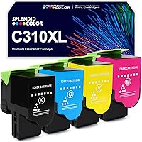 Amazon.com: Splendidcolor Remanufactured High Yield 4-Color C310 C315 Toner Cartridge ...