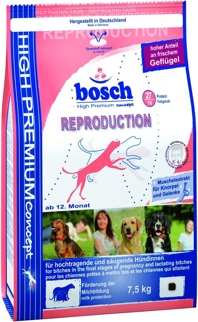 Bosch Hundefutter Reproduktion 7.5 kg, 1er Pack (1 x 7.5 kg): Amazon.de ...