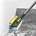 Amazon.com: BRZUIL Floor Scrub Brush with Long Handle, 3 in 1 Scrape ...
