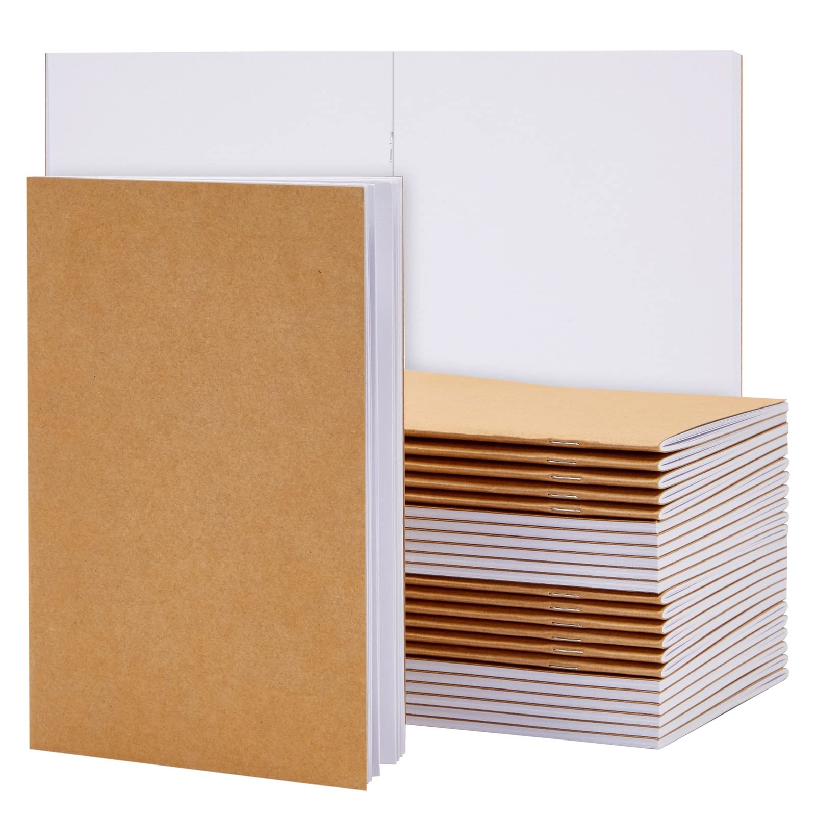 Mua Paper Junkie 24 Pack Blank Journals Bulk, Kraft Paper Notebooks ...