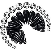 Amazon.com: Brrnoo Ear Stretching Kit, 36pcs Acrylic 14G-00G Tapers ...