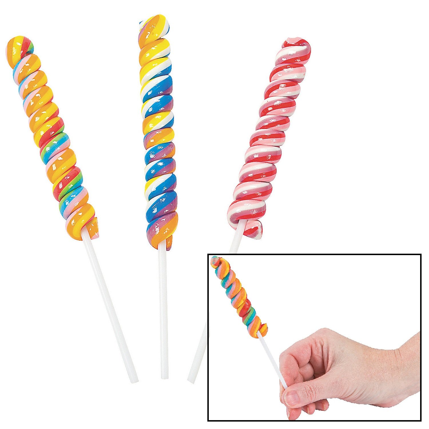 Amazon.com : Swirl Pops - Lollipop Suckers (1-Pack of 12) : Suckers And ...