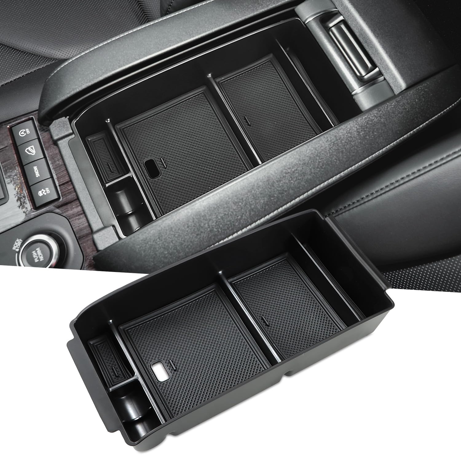 MARCHFA Center Console Organizer Tray Compatible for Toyota Highlander 2024 2023 2022 2021 2020 ...