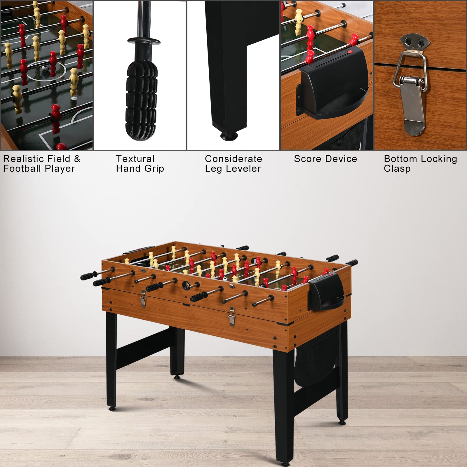 Mua RayChee 4ft 7-in-1 Multi Game Table Set for Home, Game Room ...