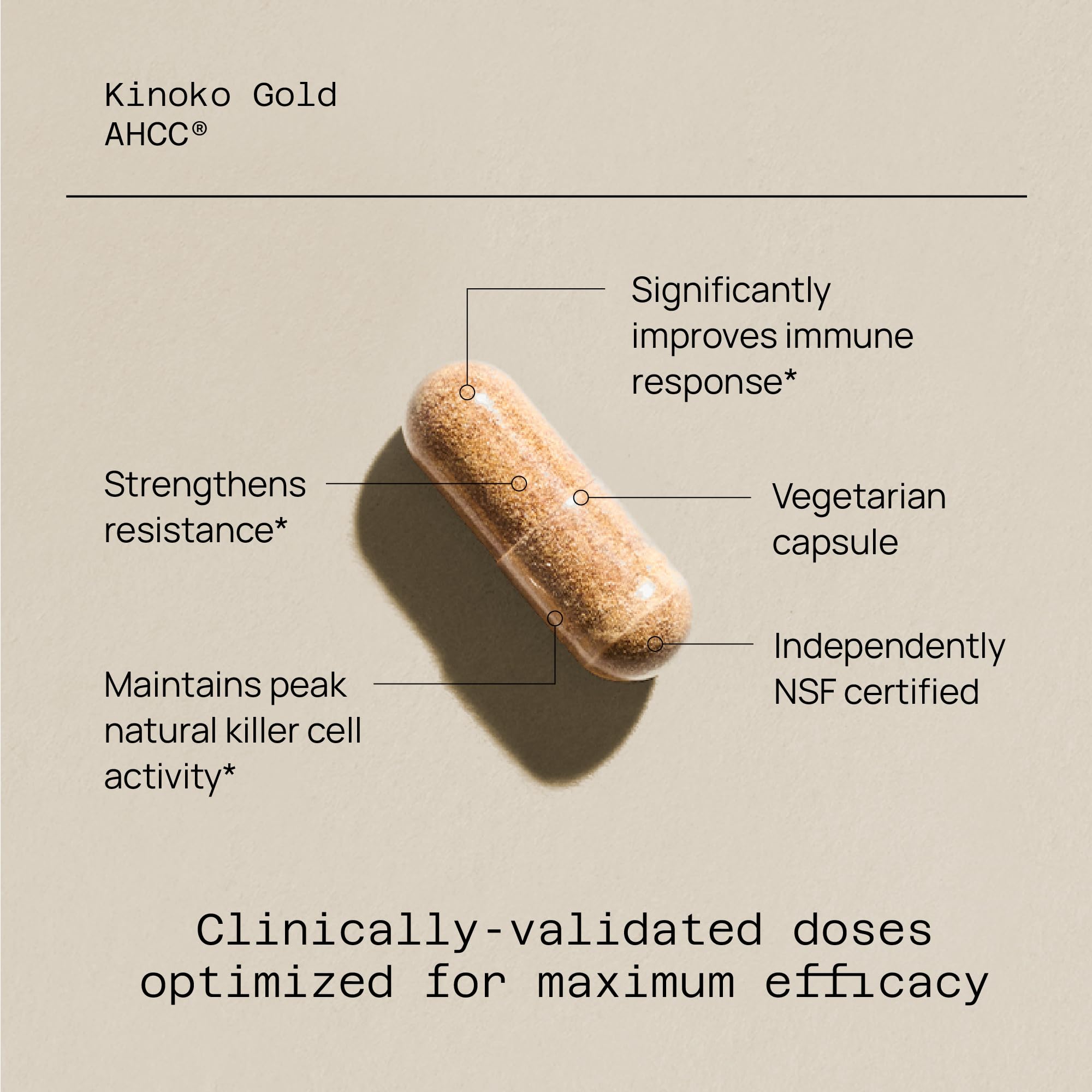 Mua Premium Kinoko Gold AHCC Supplement–500mg of AHCC per Capsule ...