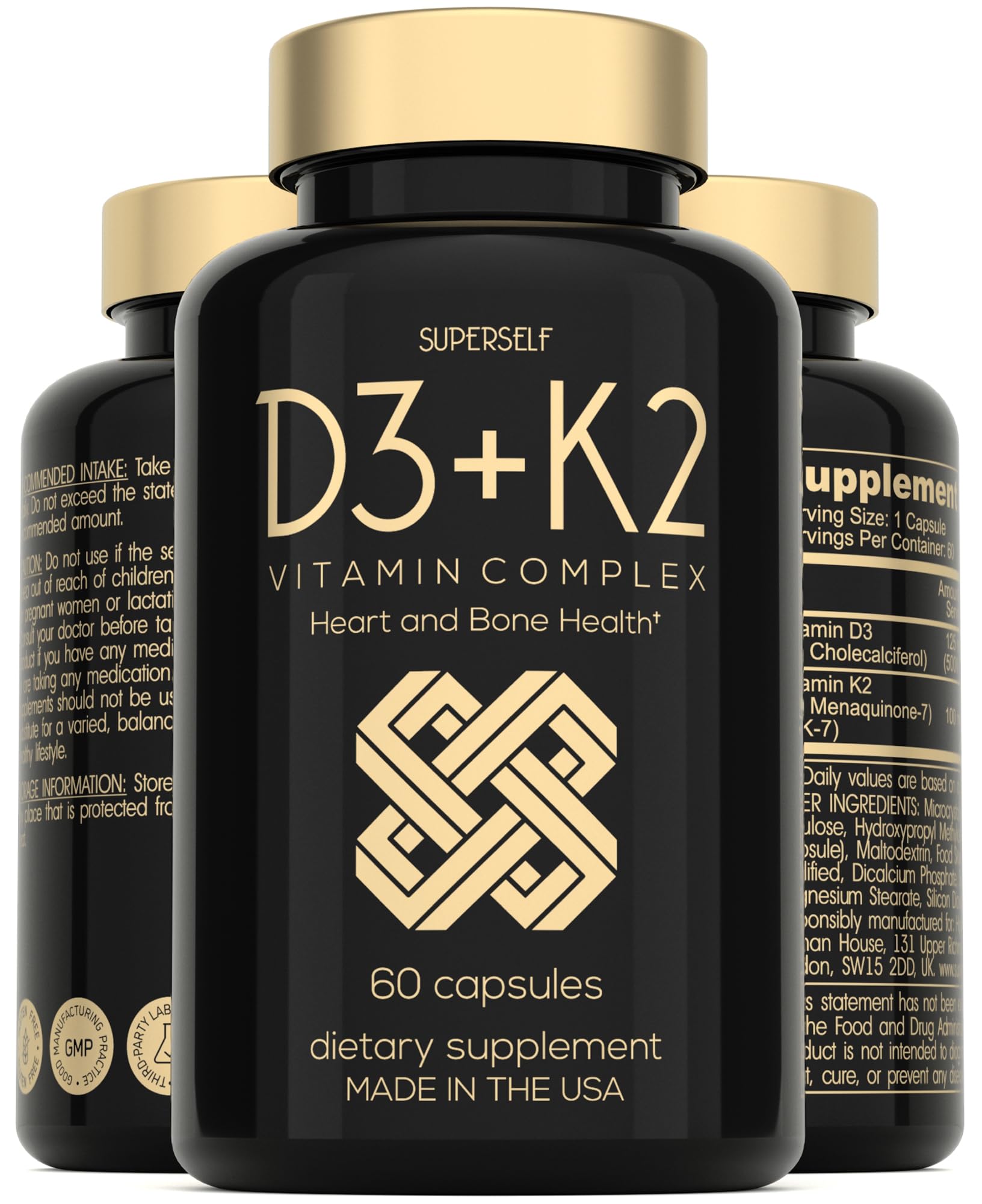 Mua Vitamin D3 K2 Capsules - Vitamin D3 5000 IU and Vitamin K MK7 ...