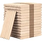 Amazon.com: WISYOK 1000 Pcs Wooden Popsicle Sticks for Crafts, 6 Inch ...
