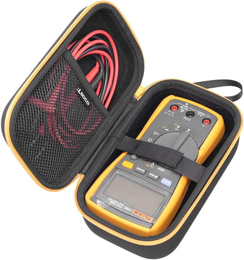 RLSOCO Hard Case for Fluke 117/115/116/114/113 Digital Multimeter ...