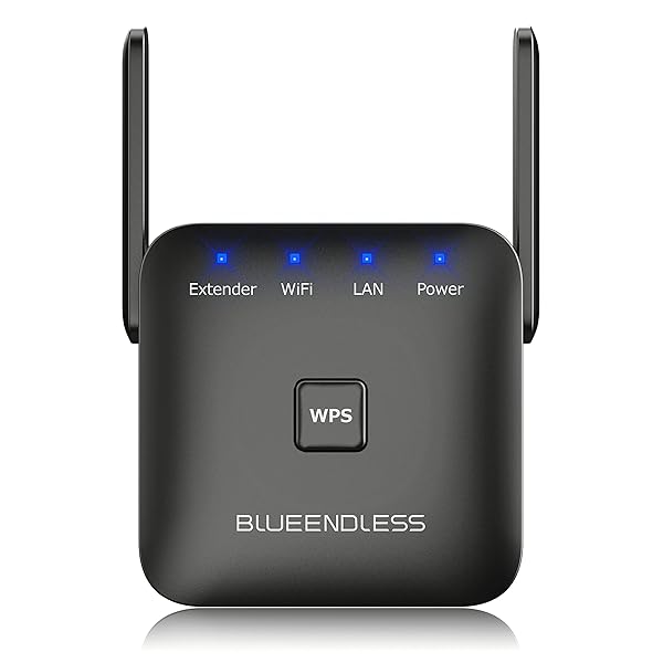 Blueendless Superboost WiFi Extender Signal Booster Long Range Coverage ...