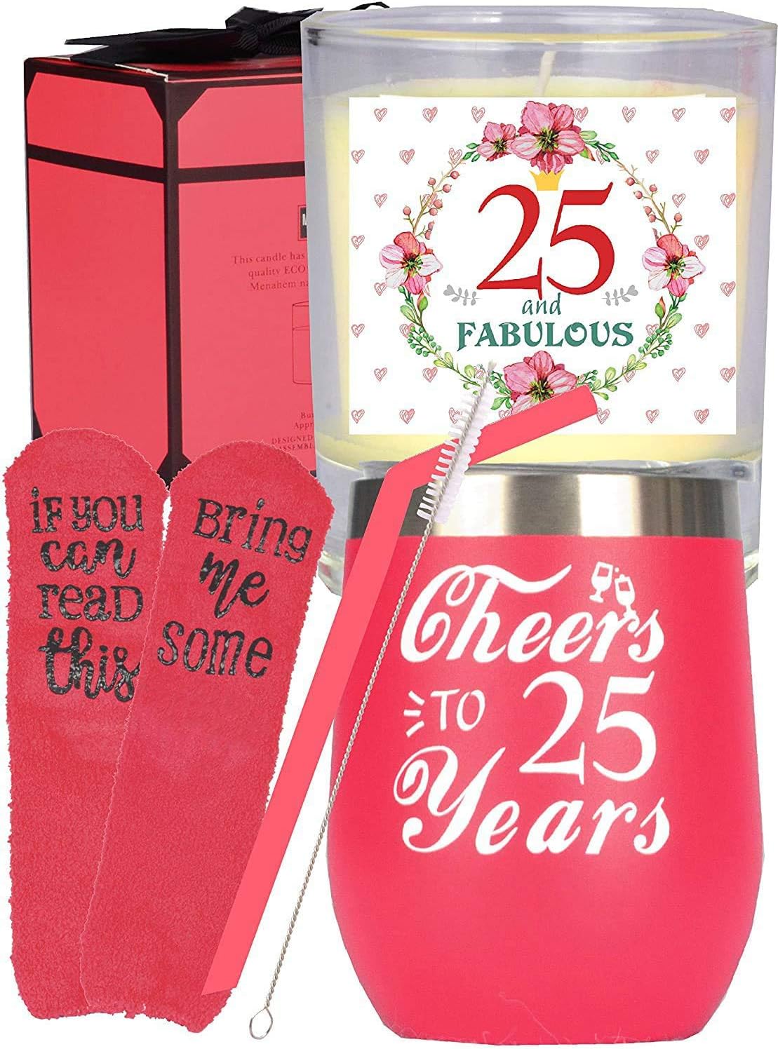 Amazon.com: 25th Birthday Gifts for Women, 25th Birthday, 25th Birthday ...