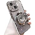 Amazon.com: Changjia Glitter Kickstand Case for iPhone 15 Plus, Luxury Bling Sparkly Diamond ...