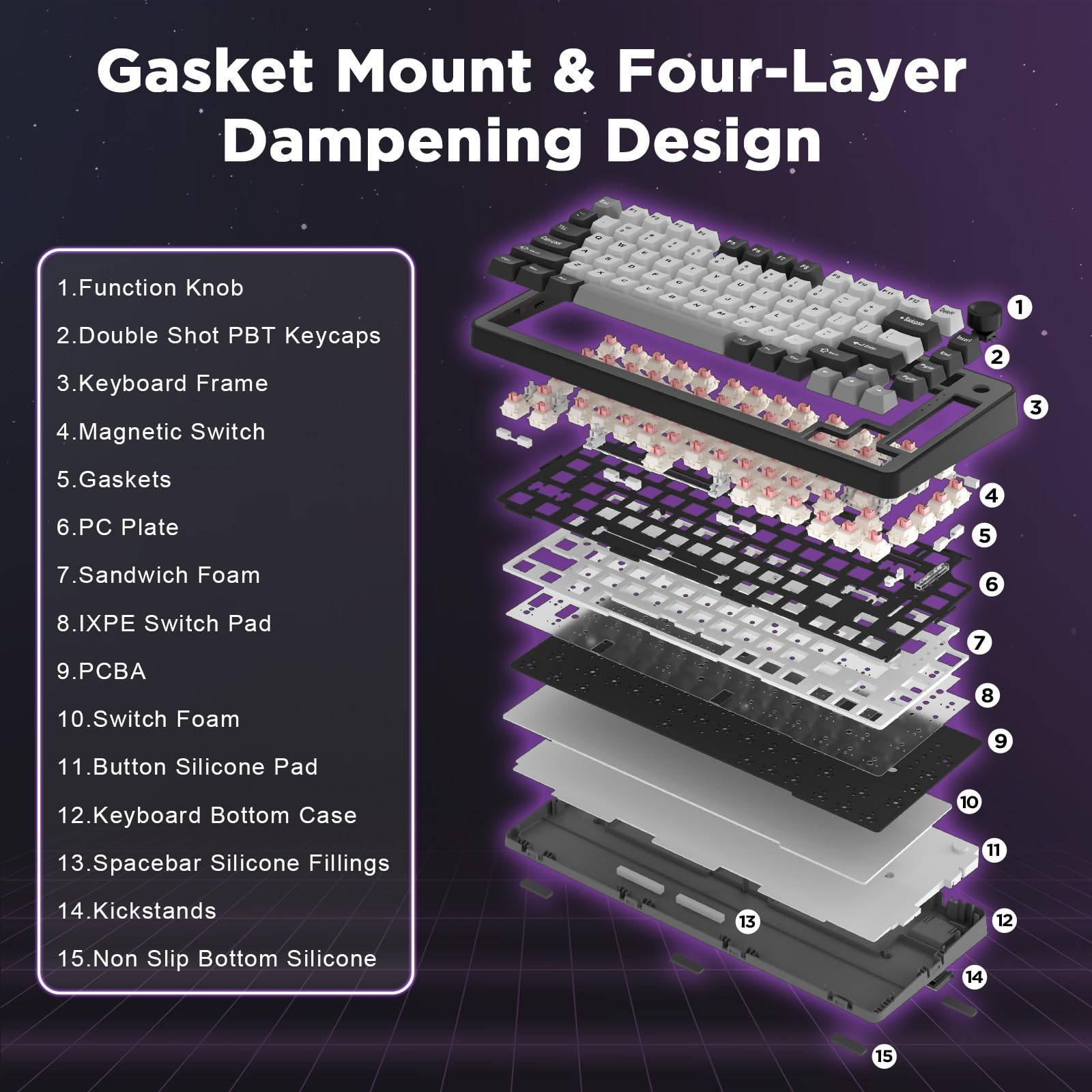 Mua YUNZII RT75 Rapid Trigger Keyboard Mechanical TKL Gaming Magnetic ...